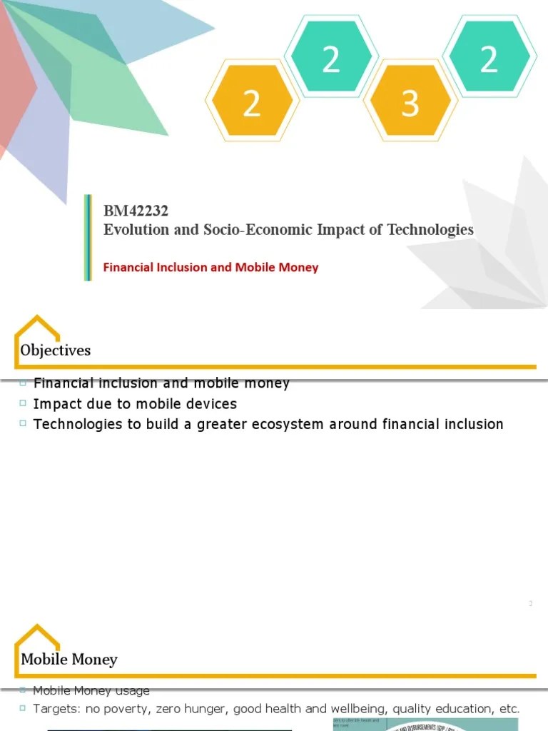 04-Financial Inclusion And Mobile Money | PDF | Banks | Money