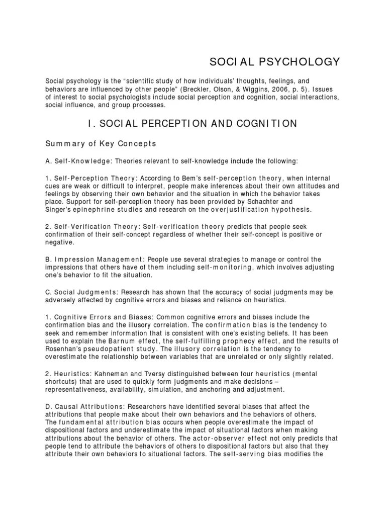 SOCIAL PSYCHOLOGY Oficial PDF | PDF | Interpersonal Attraction | Social ...