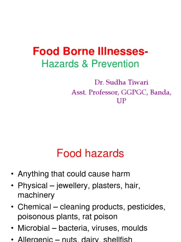 Food Borne Illness - Hazards & Prevention | PDF | Foodborne Illness | Fires