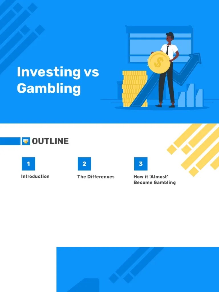 Investing Vs Gambling | PDF