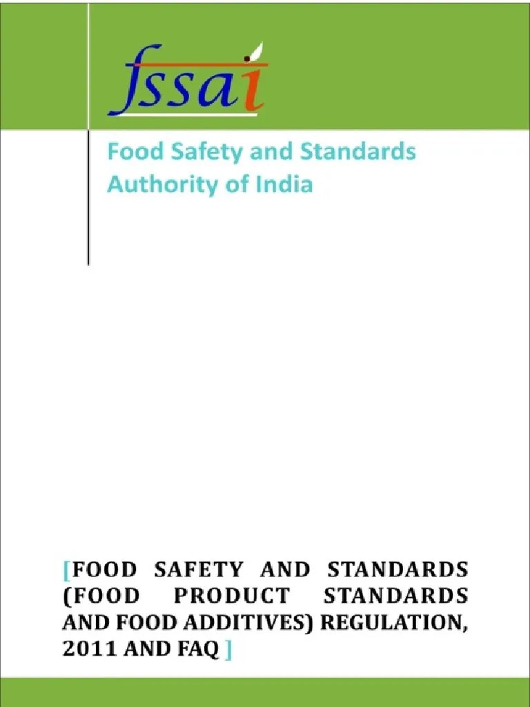 2 Food Safety And Standards Food | PDF