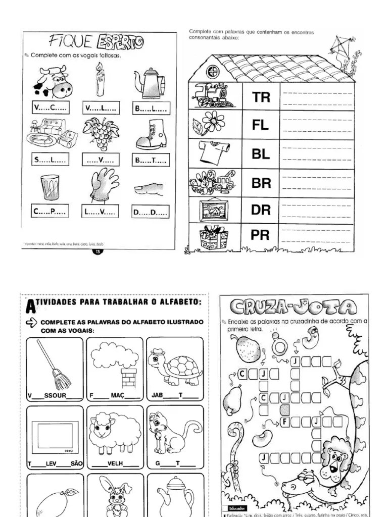 Atividades De Alfabetizacao | PDF