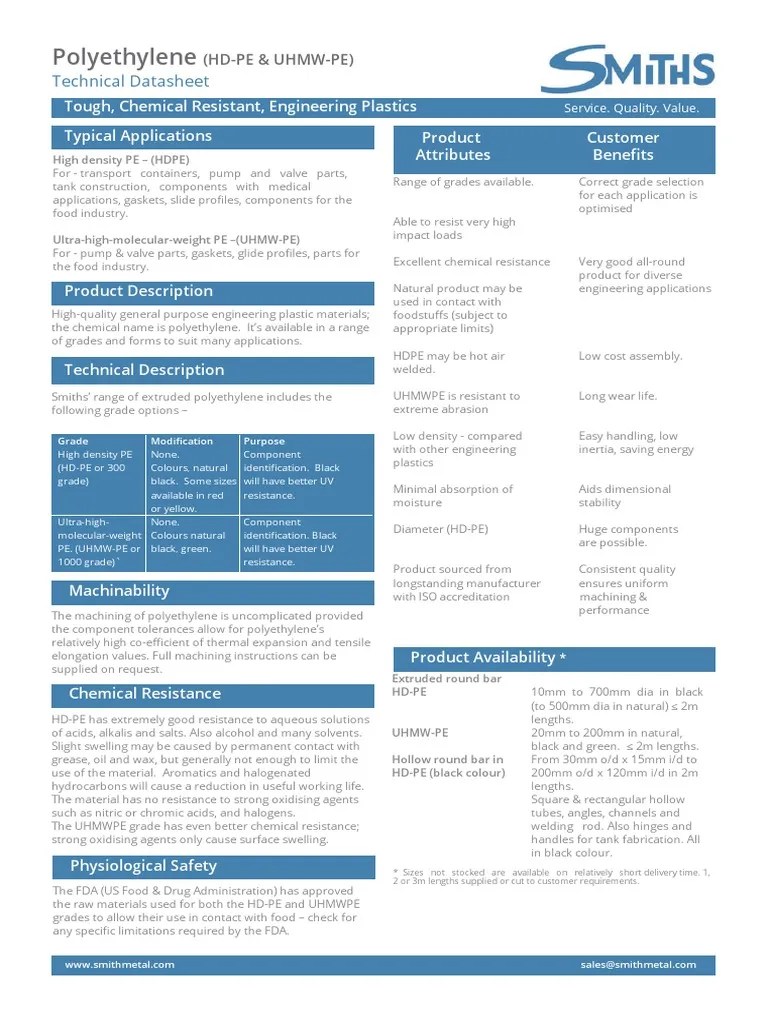 Polyethylene | PDF | Polyethylene | Physical Sciences