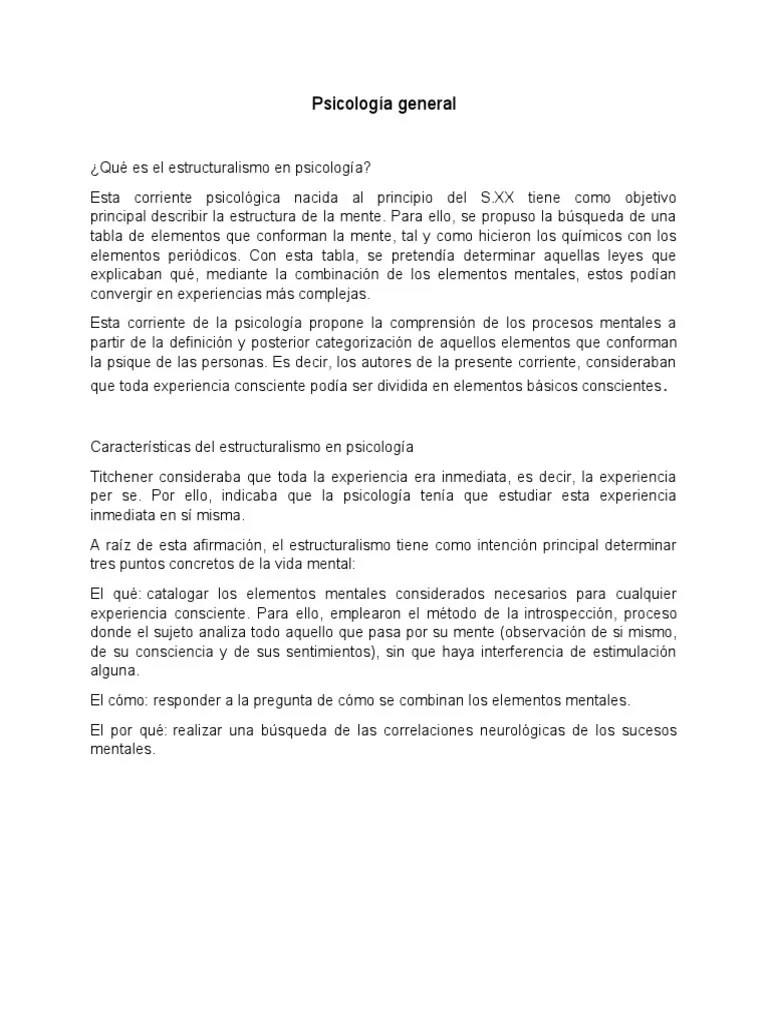 Psicología General | PDF