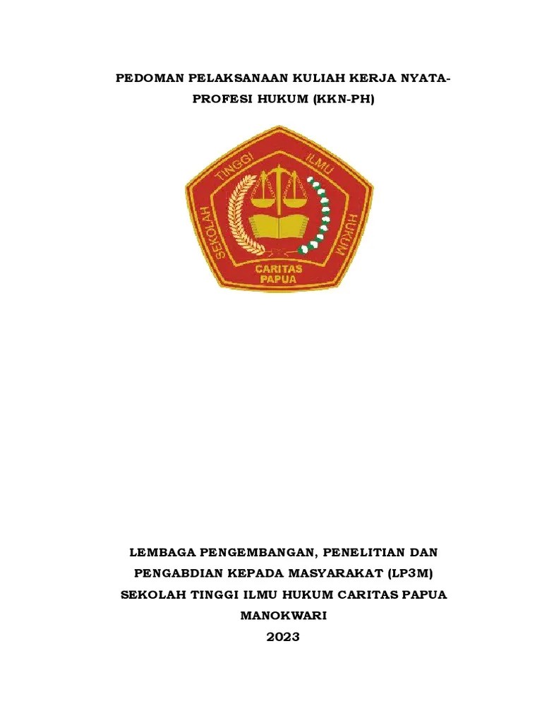 Pedoman KKN 2023 Stihcp | PDF