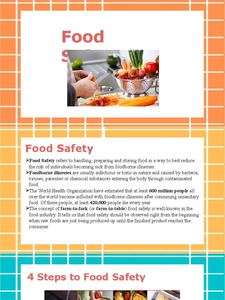 Food Safety | PDF | Foodborne Illness | Hand Washing