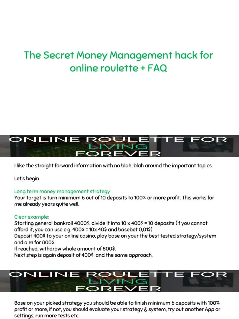 Secret MMHack For Roulette | PDF | Roulette | Gaming