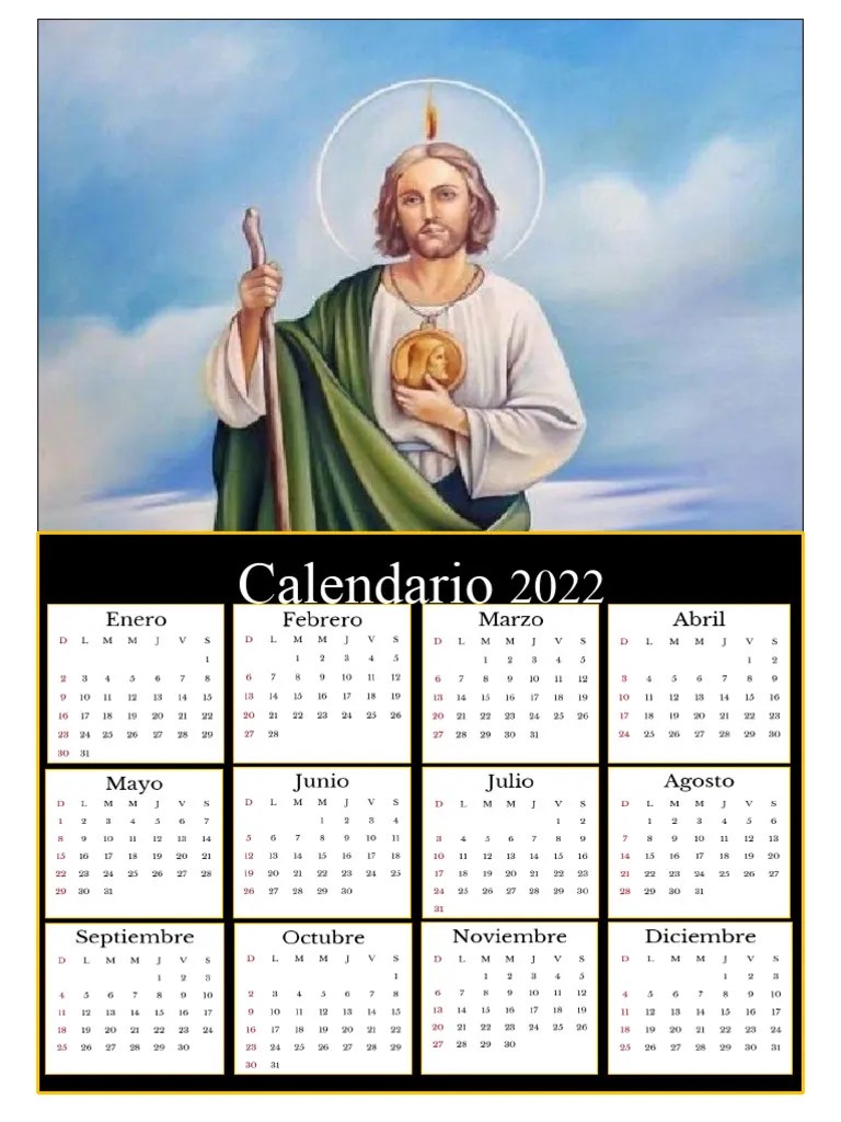 8 CALENDARIOS Santoral | PDF