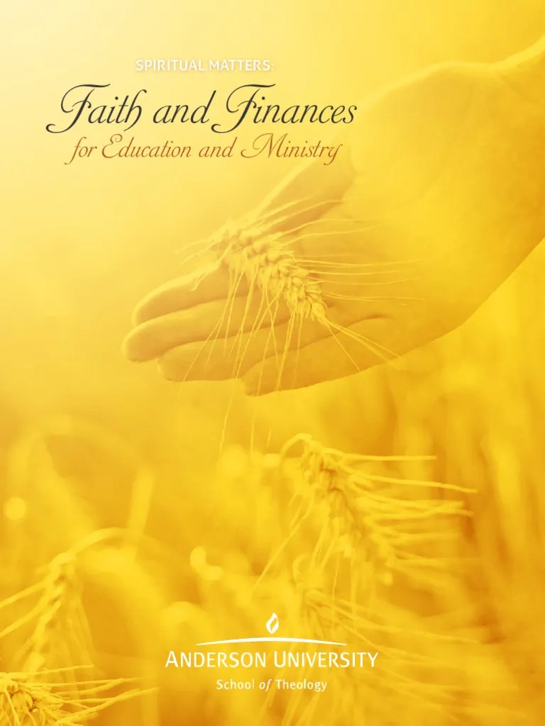Faith And Finances Book | PDF | Prayer | Jesus
