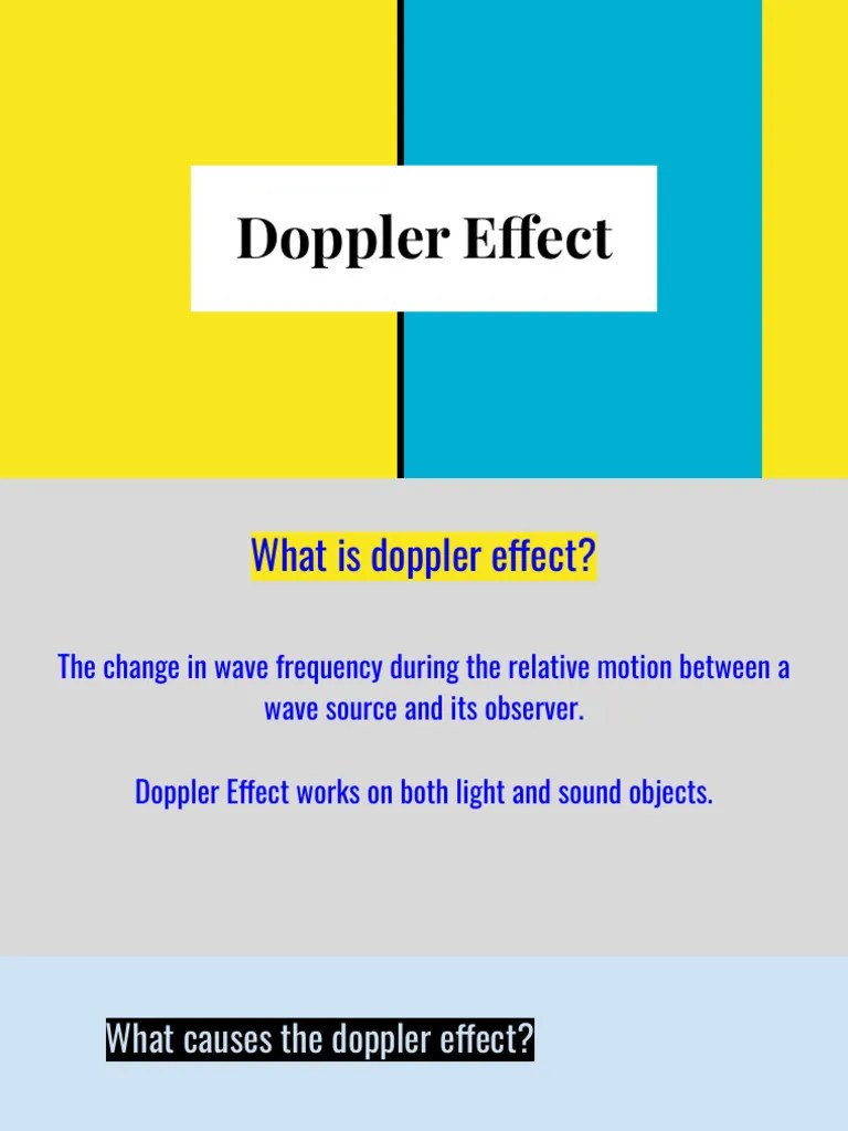 Doppler Effect | PDF