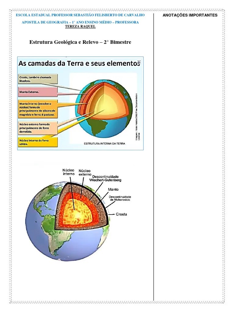 Apostila De Geografia 1° Ano | PDF