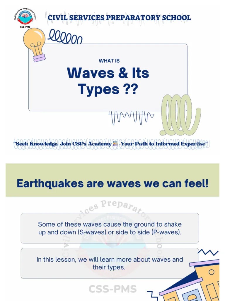 Waves And Types | PDF