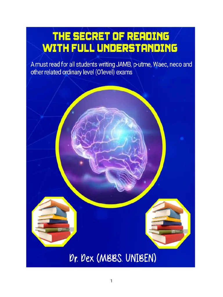 The Secret Of Reading With Full Understanding | PDF | Thought | Jesus