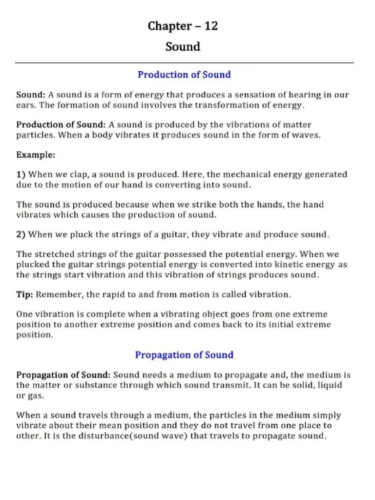 Sound Physics | PDF
