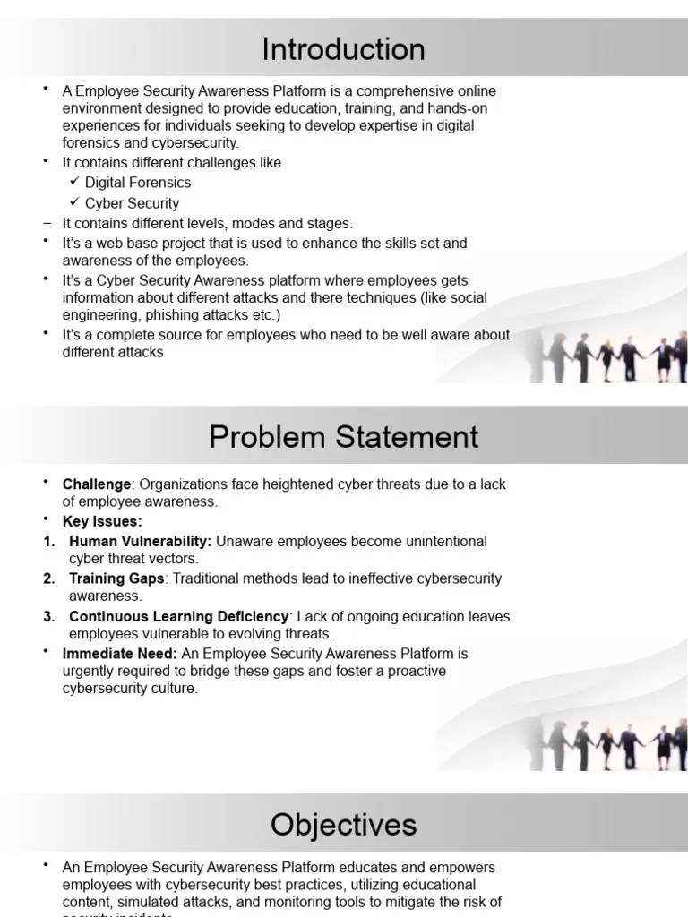 Employee Security Awareness Platform | PDF | Computer Security | Security