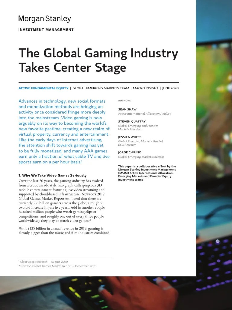 Article Globalgamingindustrytakescentrestage En | PDF