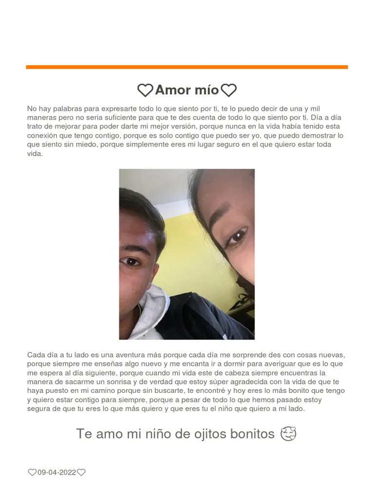 Nuestra História De Amor | PDF | Amor