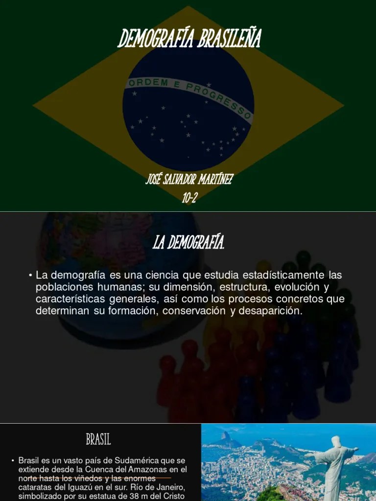 Demografía Brasileña | PDF | Brasil | Población