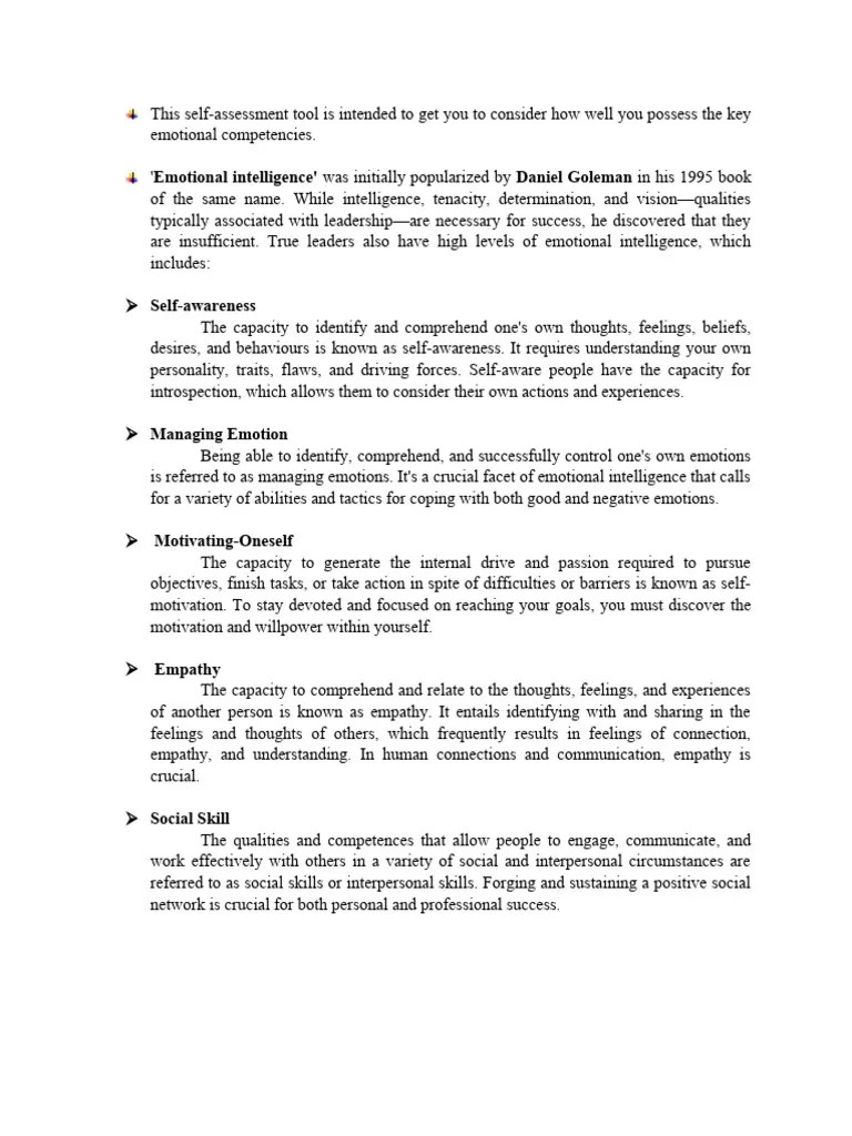 Emotional Intelligence | PDF