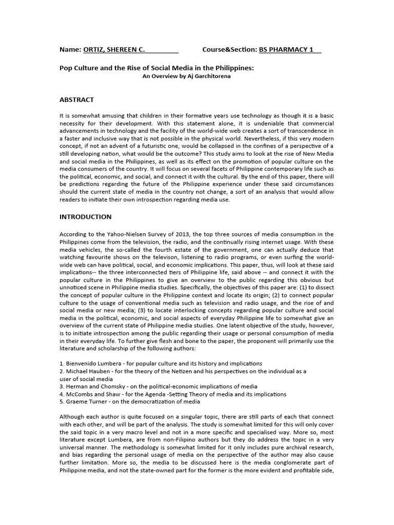 Pop Culture | PDF | Popular Culture | Mass Media