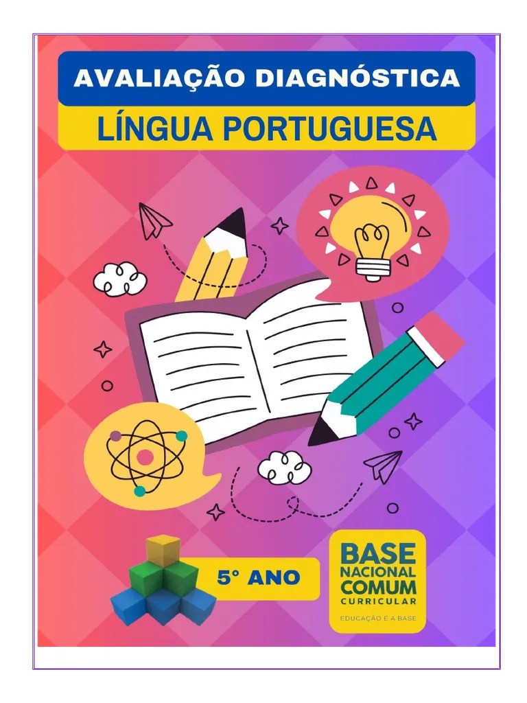Avaliacao Diagnostica - 5 Ano - Portugues - Kit So Escola | PDF ...
