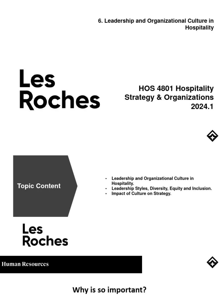 Leadership And Organizational Culture In Hospitality | Download Free ...
