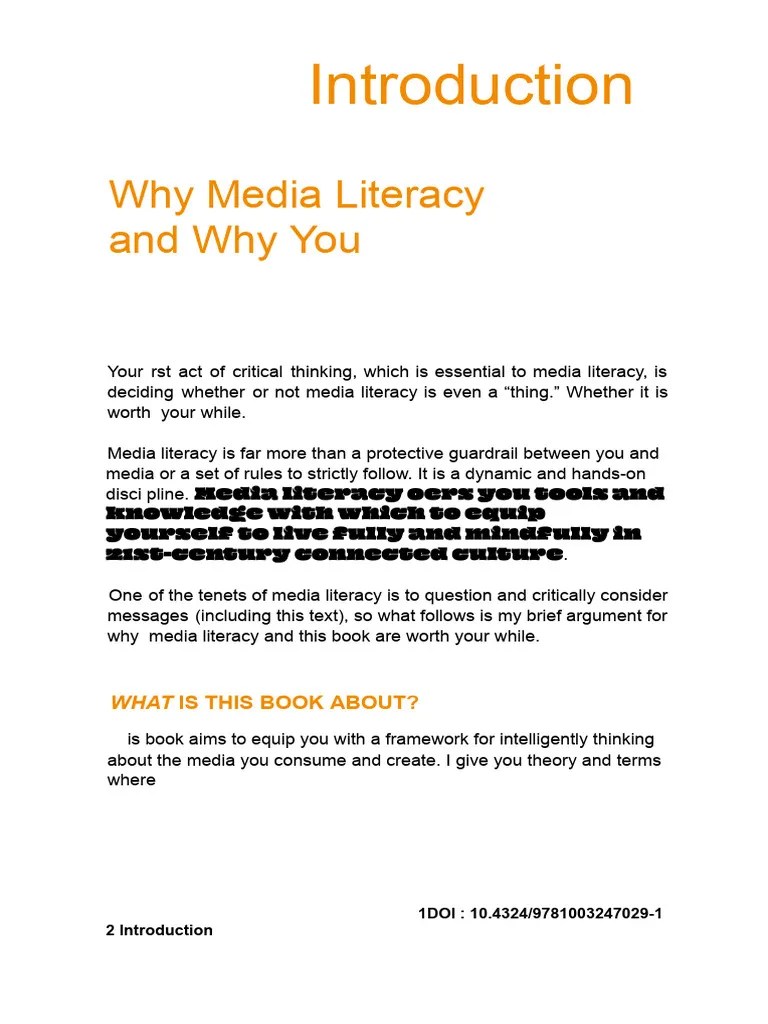 Everyday Media Literacy An Analog Guide For Your Digital Life - 2nd ...