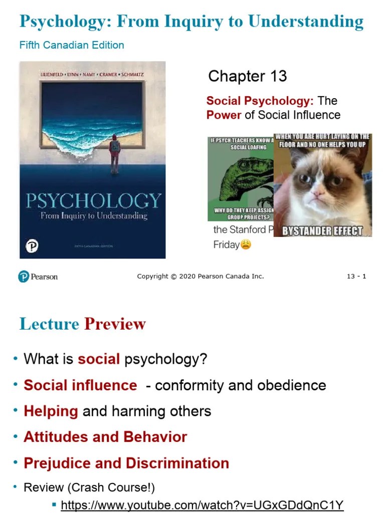 Chapter 13 - Social Psychology | Download Free PDF | Conformity ...
