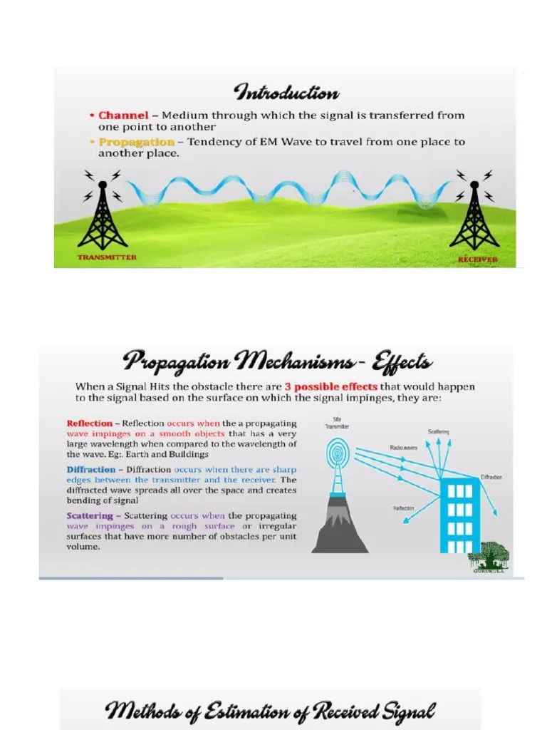 Free Space Propagation Model | PDF