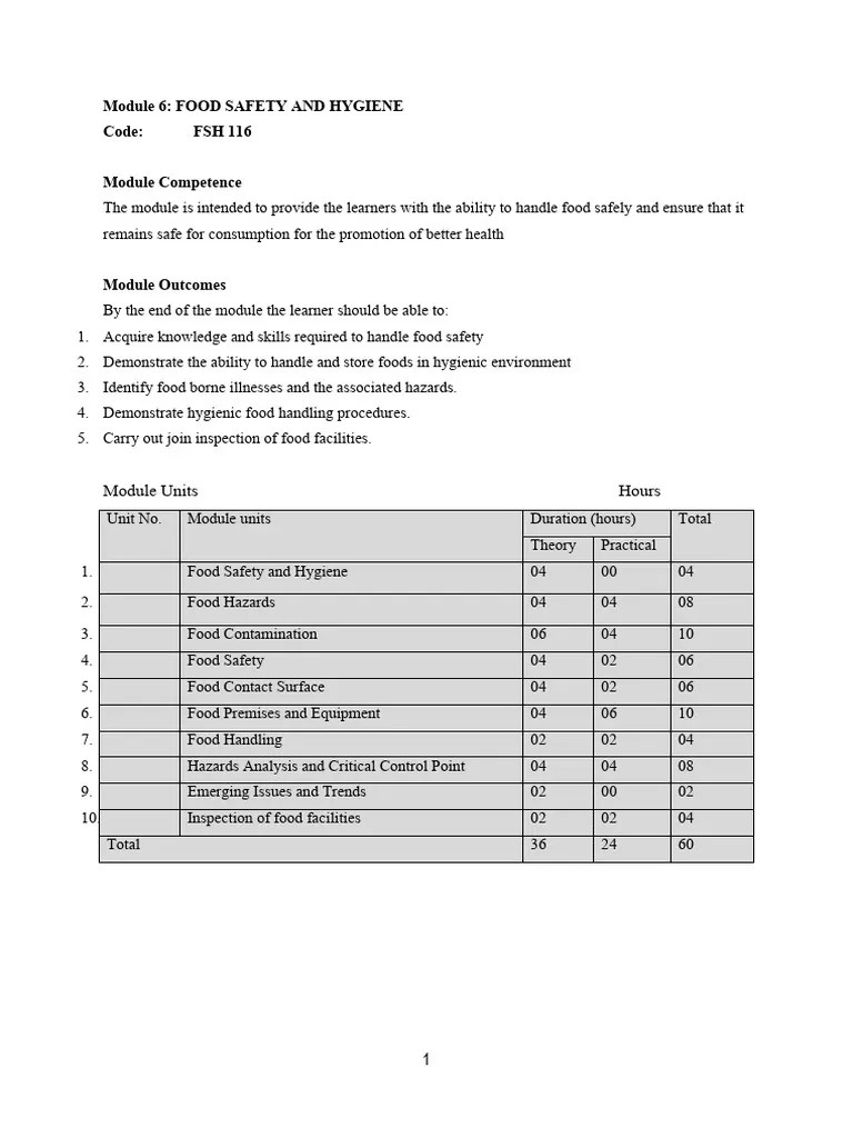 Food Safety And Hygiene | PDF | Foodborne Illness | Food Safety