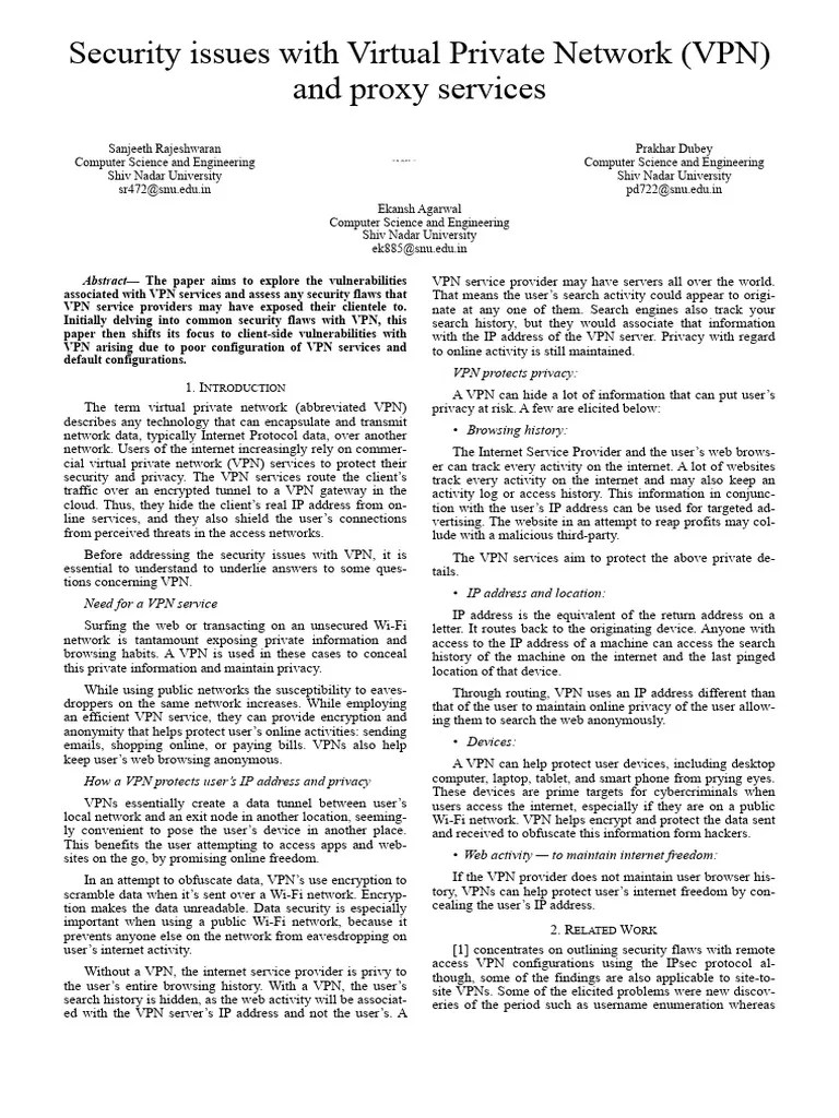 Security_issues_with_Virtual_Private_Net | PDF | Virtual Private ...