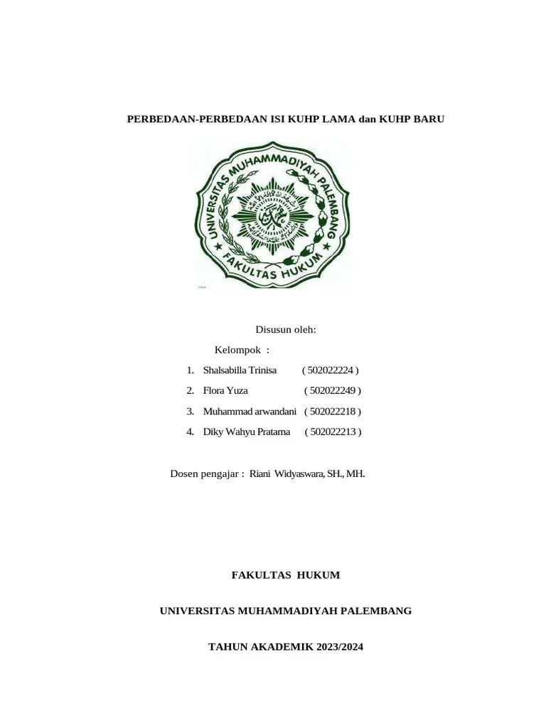 Tindak Pidana Umum | PDF