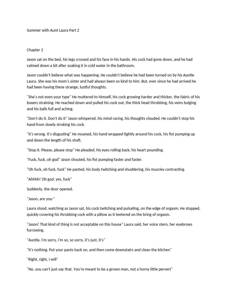 Summer With Aunt Part 2 | PDF