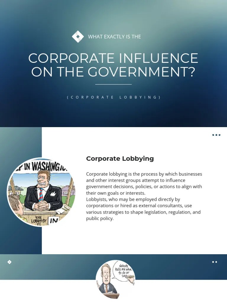 CORPORATE LOBBYING | PDF