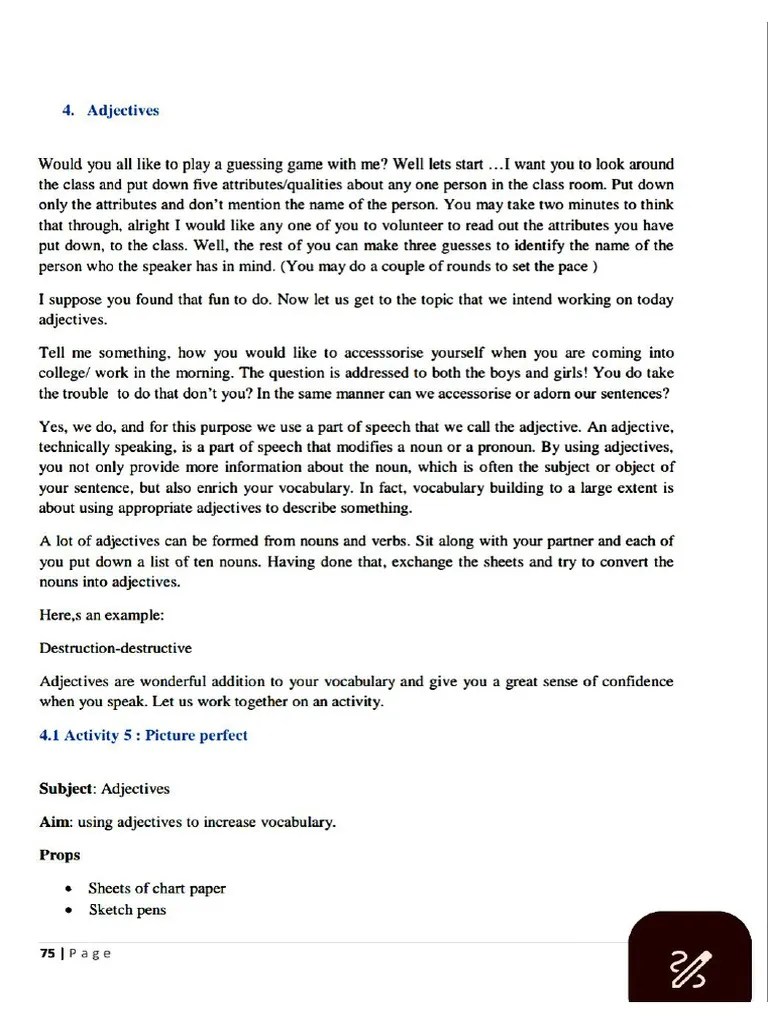 Adjective | PDF