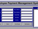 Employee Payment Management System Project In Python