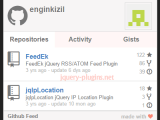 Jquery Github Feed Jquery Plugins