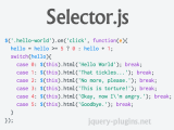 Selector Micro Javascript Library Replacement For Jquery Jquery Plugins