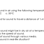 Solved Activity 14. Speed Of Sound 1. Calculate The Speed Of | Chegg.com