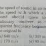 Solved Move A 10. The Speed Of Sound In Air Is 340 M/s. The | Chegg.com