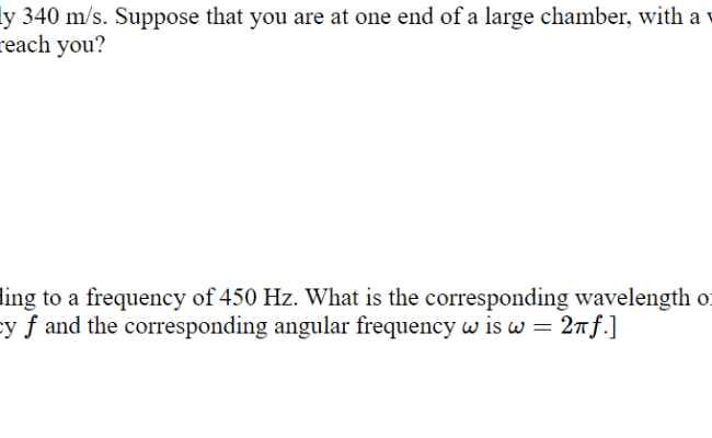 Solved 1. A Sound Wave Propagates Through The Air At | Chegg.com