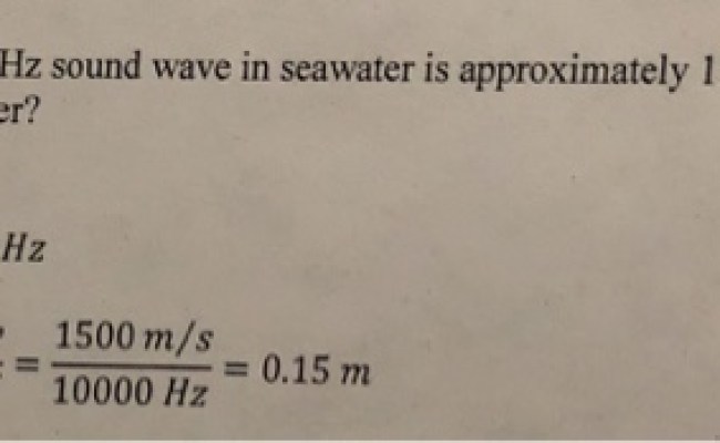 Solved 3) Sound Wave The Velocity Of A 10-kHz Sound Wave In | Chegg.com