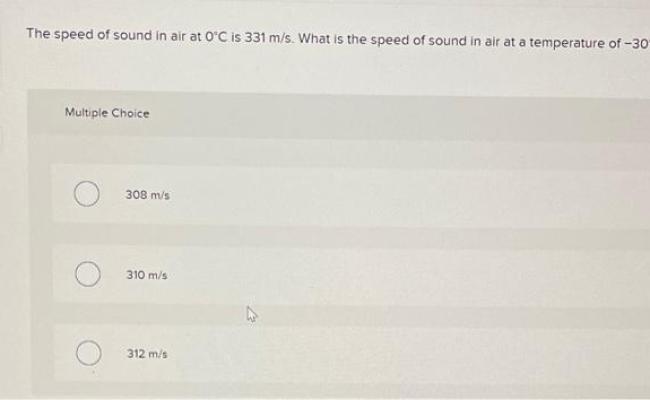 Solved The Speed Of Sound In Air At O∘C Is 331 M/s. What Is | Chegg.com