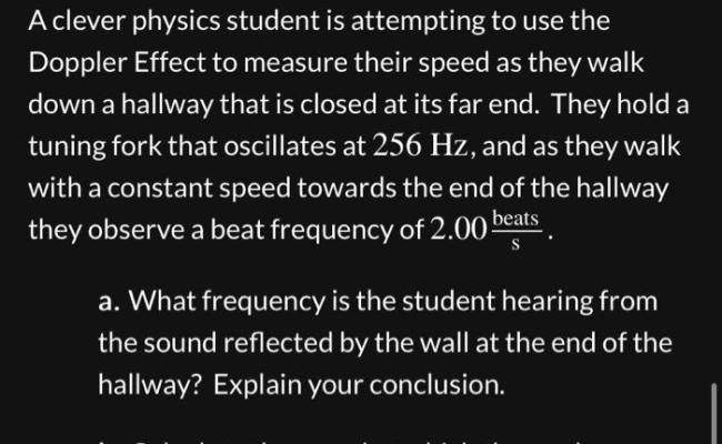 Solved 4. Using The Doppler Effect To Measure Speed A Clever | Chegg.com