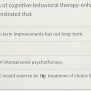 Solved Studies Of The Effectiveness Of Cognitive-behavioral | Chegg.com