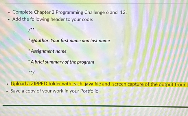 Solved Complete Chapter 3 ﻿Programming Challenge 6 ﻿and | Chegg.com