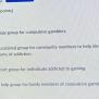 Solved A) A Therapy Group For Compulsive Gamblers. B) An | Chegg.com
