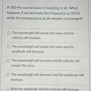 Solved A 100-Hz ﻿sound Wave Is Traveling In Air. What | Chegg.com
