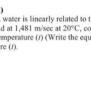 Solved 5) Linear Regression (worded) The Speed Of Sound | Chegg.com