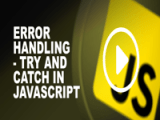 Error Handling Try And Catch In Javascript Geeksforgeeks Videos